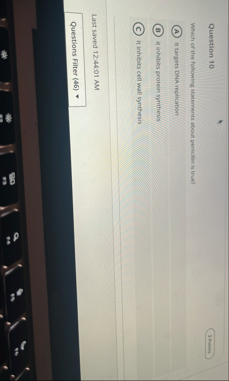 Solved Question 10Which of the following statements about | Chegg.com