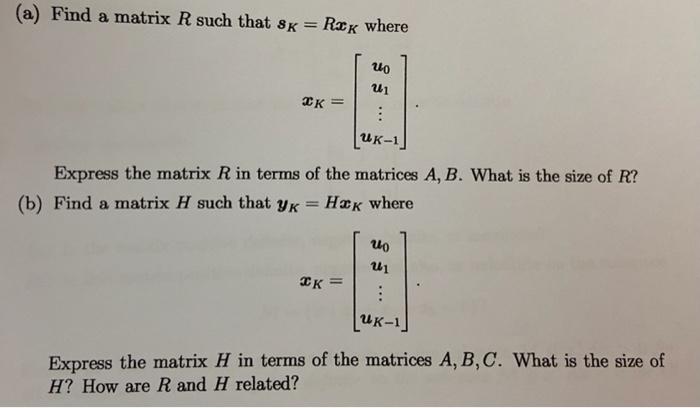 Solved P1.5 Linear dynamical system. Many control systems | Chegg.com