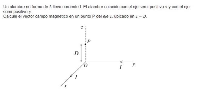 Solved An 𝐿-shaped wire carries current I. The wire | Chegg.com