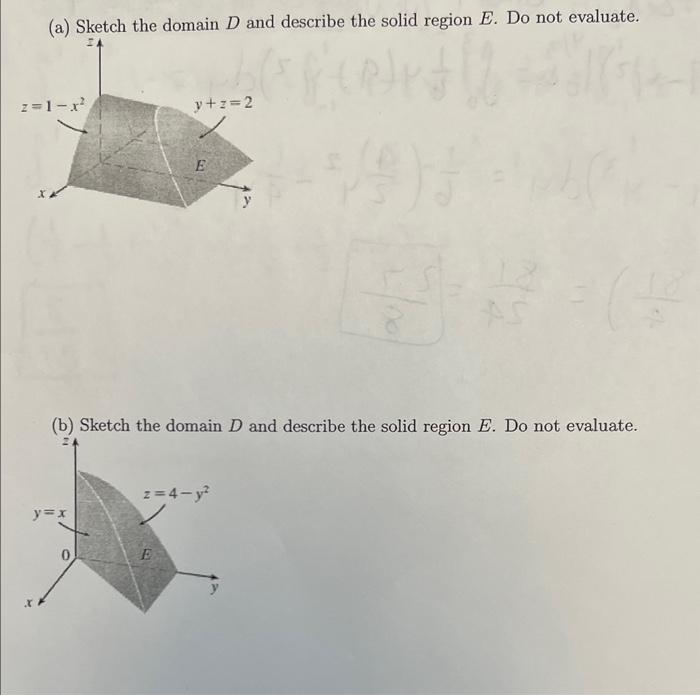 Solved Consider the regions given below in (a) and (b). In | Chegg.com