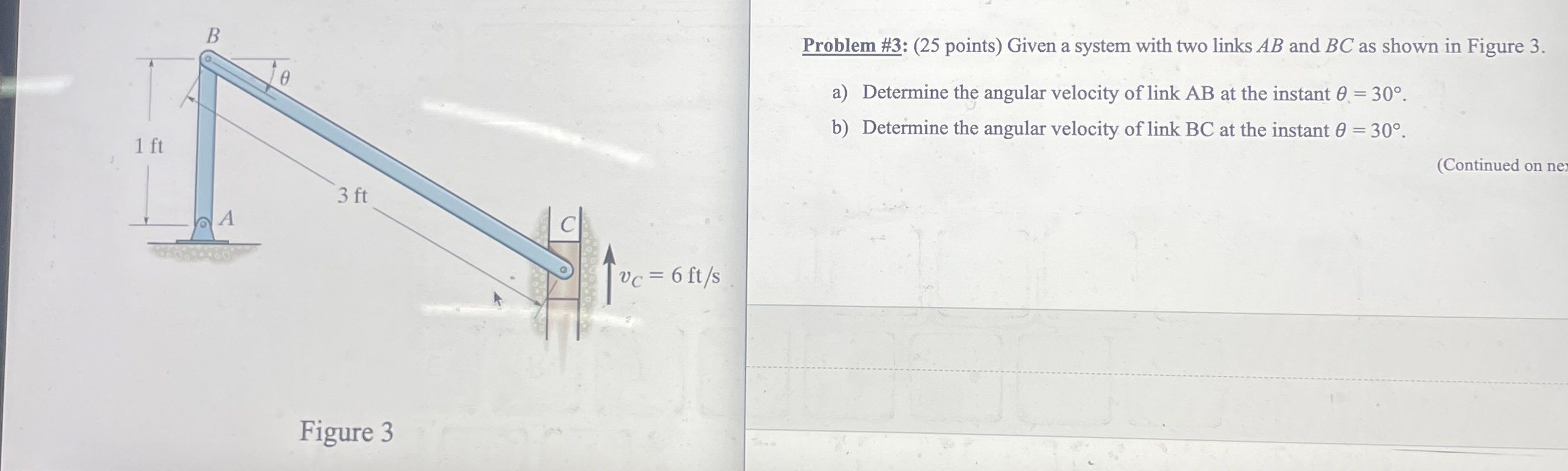 Solved Problem #3: (25 ﻿points) ﻿Given a system with two | Chegg.com