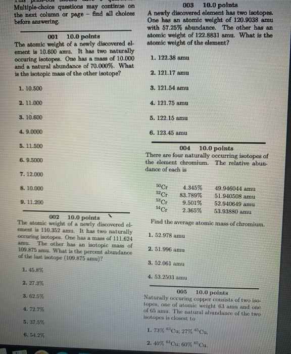 Solved Multiple-choice questions may continue on the next | Chegg.com