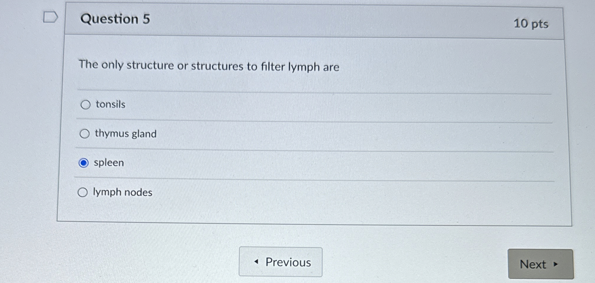 Solved Question 510 ﻿ptsThe only structure or structures to | Chegg.com