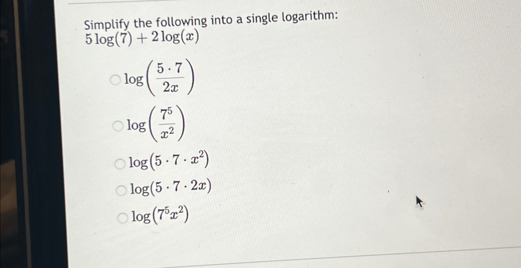 Solved Simplify the following into a single | Chegg.com