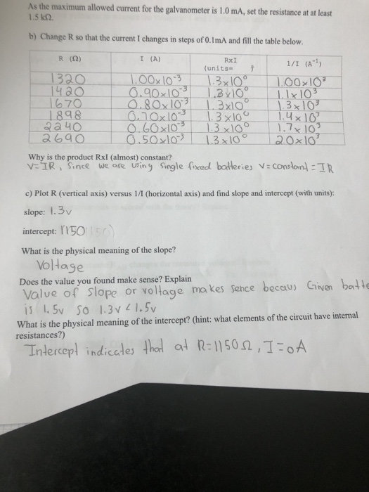 Solved Part II.Conversion of a Galvanometer into Voltmeter | Chegg.com