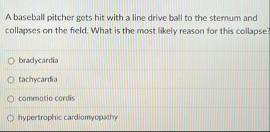 Solved A baseball pitcher gets hit with a line drive ball to | Chegg.com