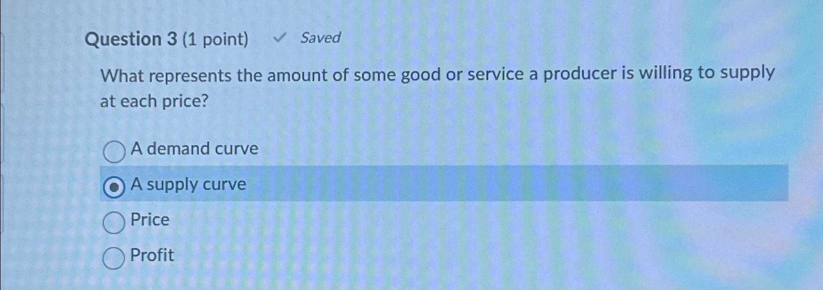 Solved Question 3 1 ﻿point ﻿savedwhat Represents The 