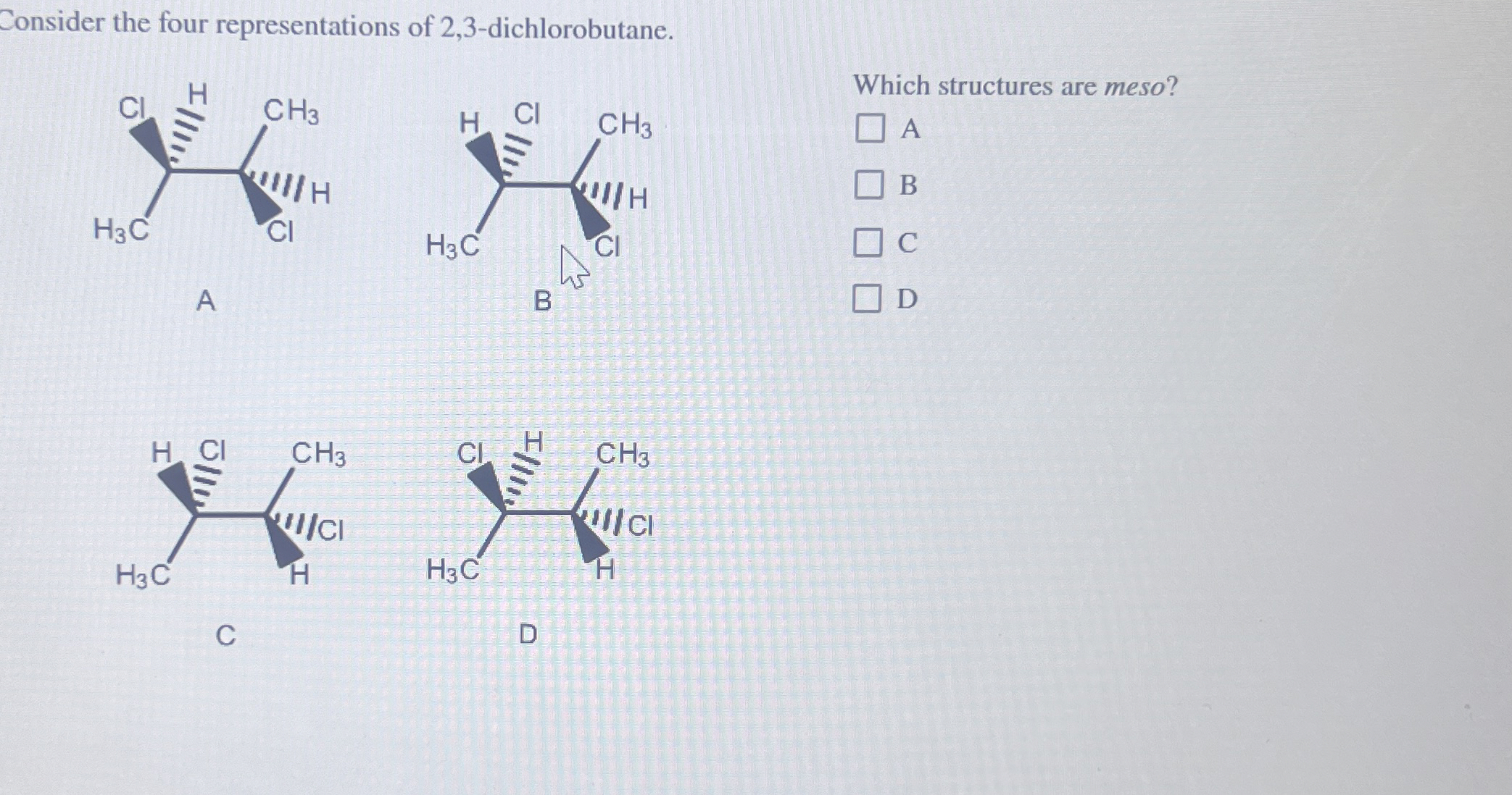 Two disubstituted cyclohexane molecules are depicted. | Chegg.com
