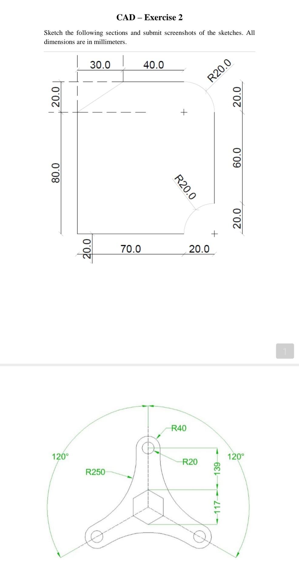 Solved Dear, please draw the drawing on solidworks and send | Chegg.com
