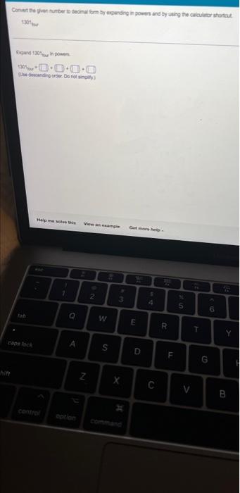 Solved Convert the given number to decimal form by expanding | Chegg.com