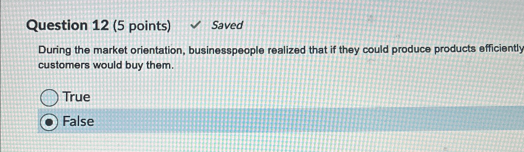 Solved Question 12 (5 points) SavedDuring the market | Chegg.com Solved Question 12 (5 points) SavedDuring the market | Chegg.com