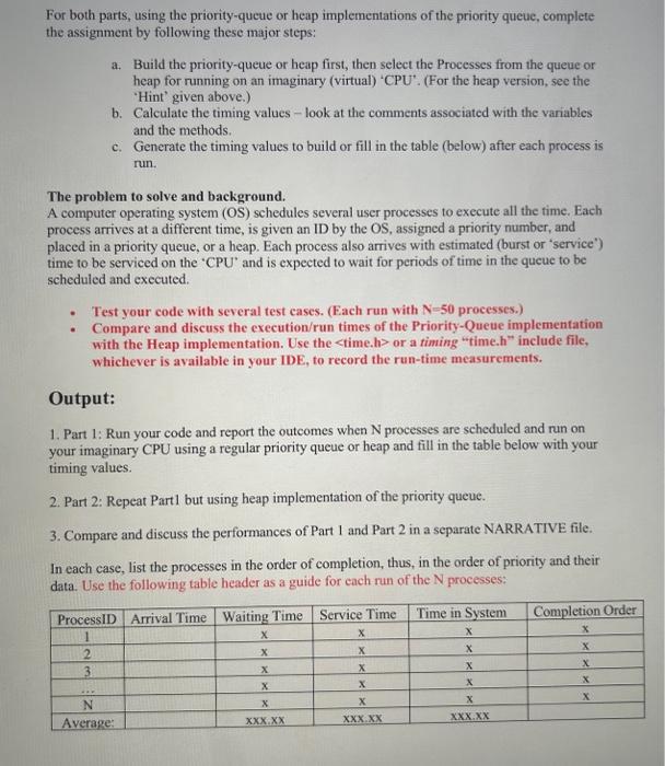 Solved please only complete part 1(output 1) in java & the | Chegg.com