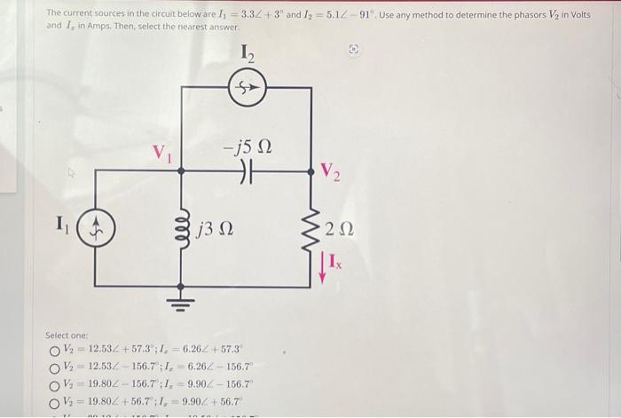 Solved The current sources in the circuit below are | Chegg.com