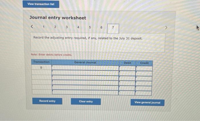 Solved Journal entry worksheet Record the adjusting entry | Chegg.com