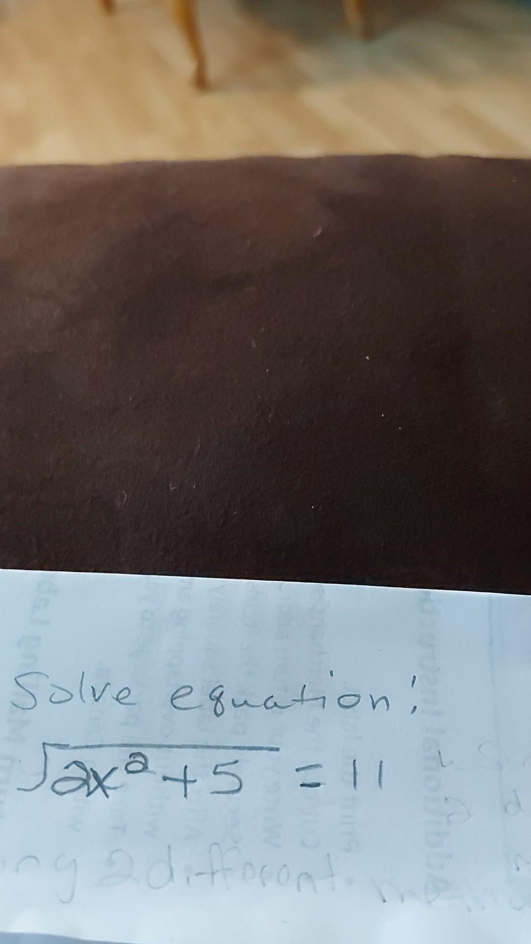Solved solve the equation.by using 2 different methods. | Chegg.com