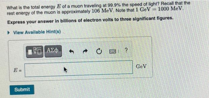 Solved One of the many interesting fundamental particles in | Chegg.com