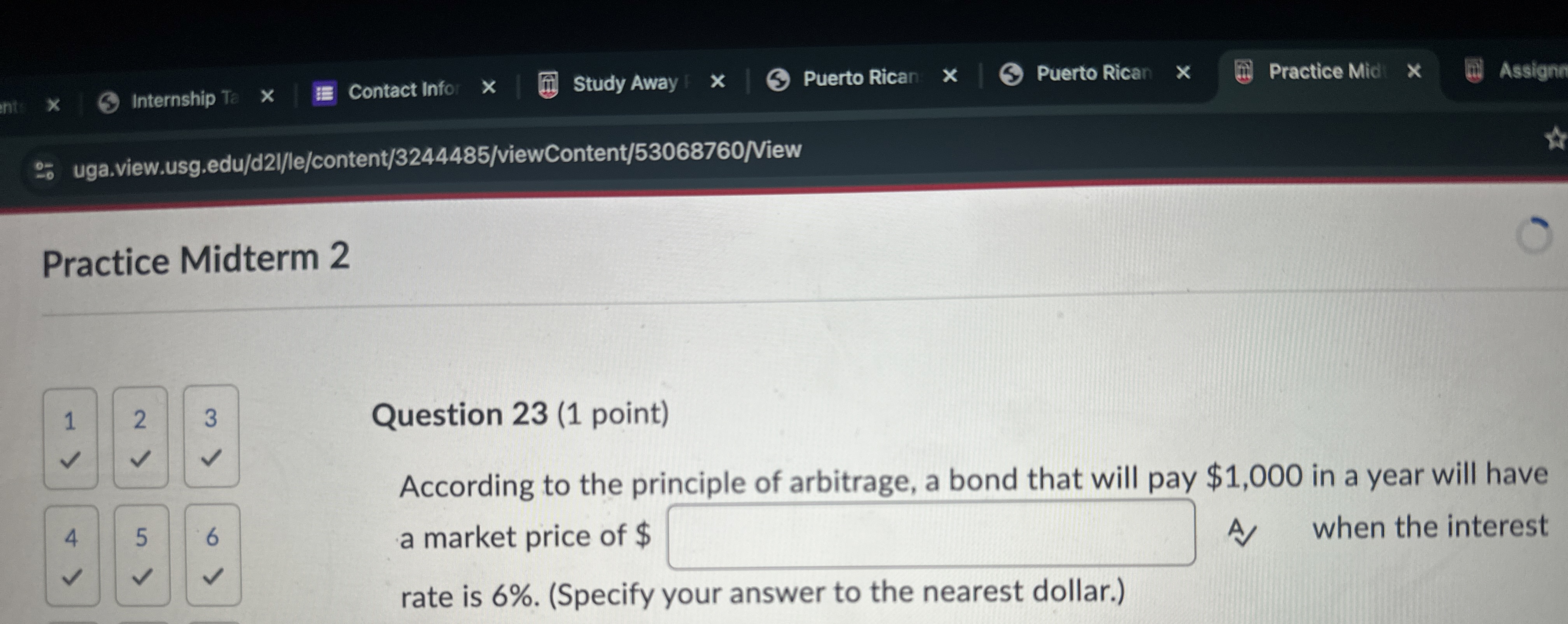 Solved Practice Midterm 2123Question 23 (1 ﻿point)According | Chegg.com