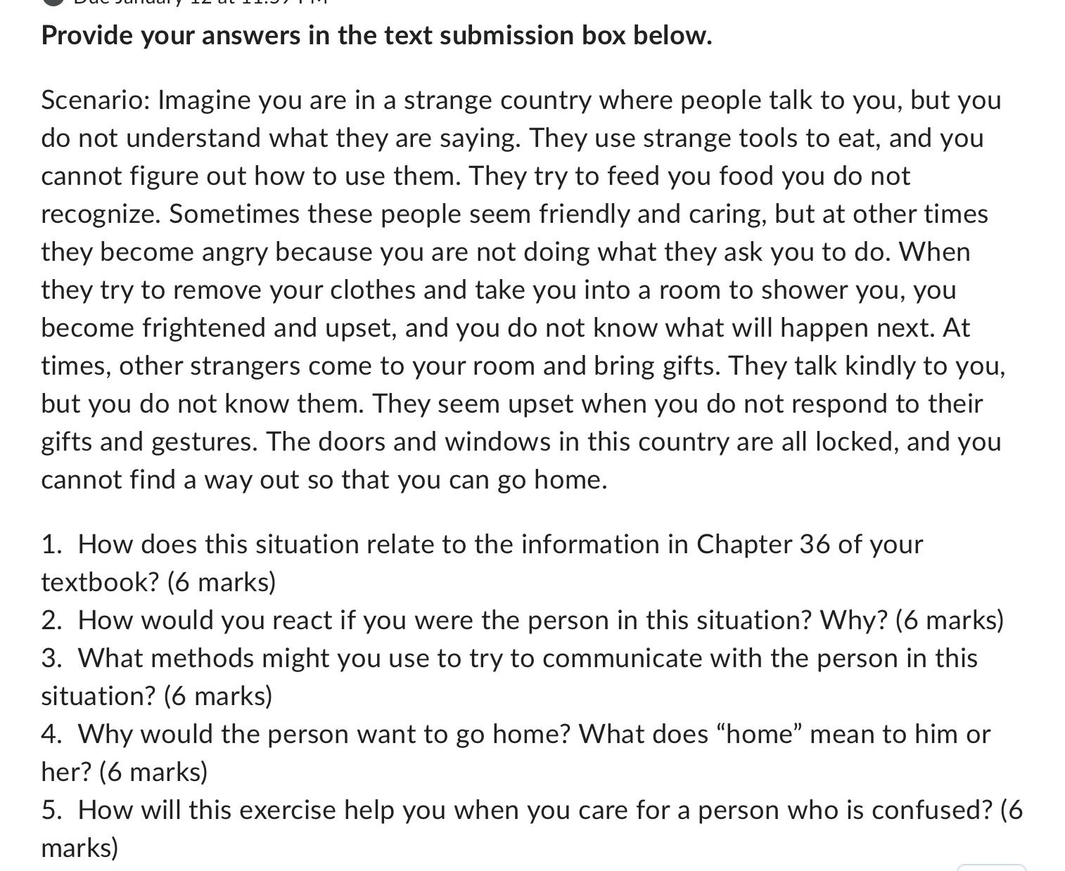 Solved Provide your answers in the text submission box | Chegg.com