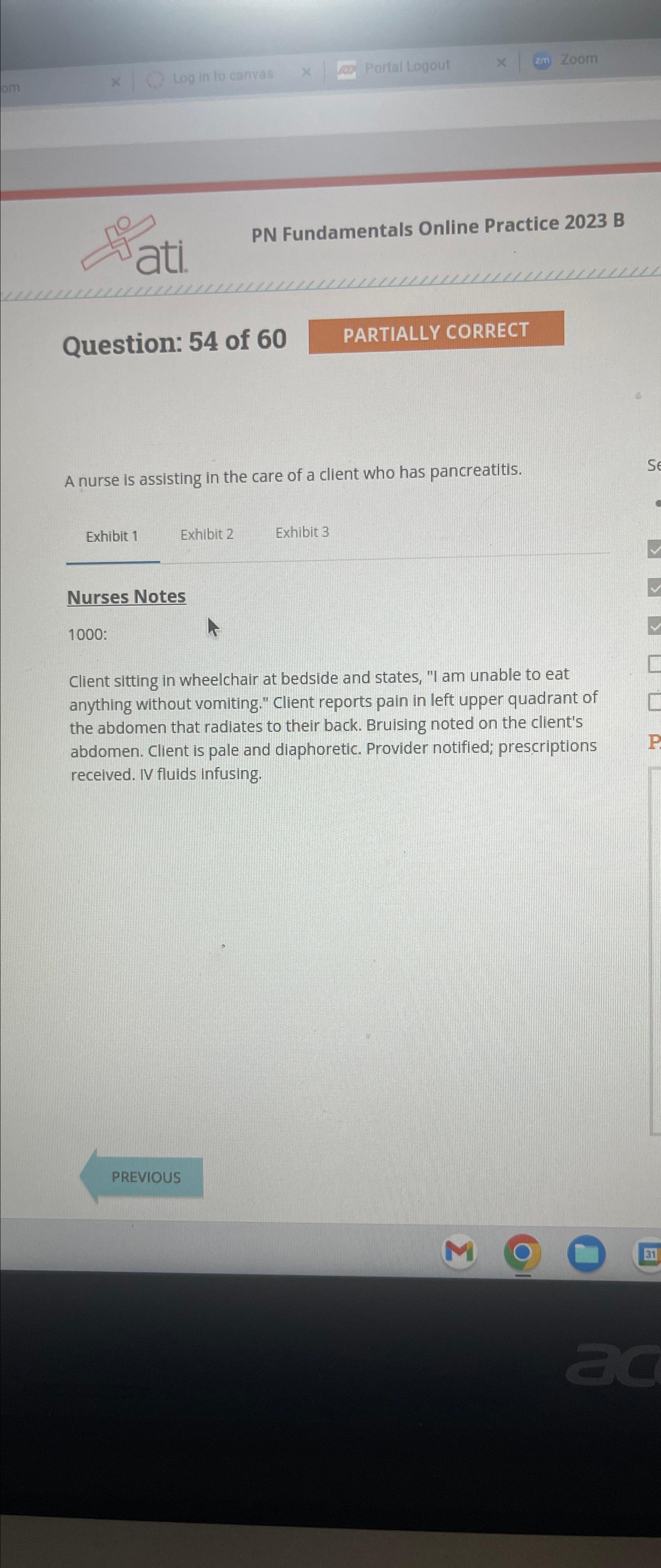 Solved PN Fundamentals Online Practice 2023 ﻿BQuestion: 54 | Chegg.com