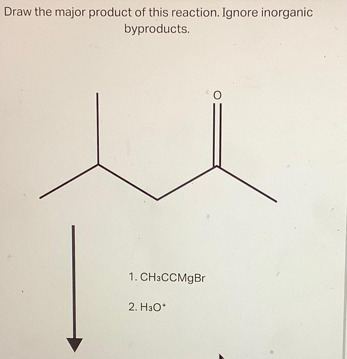 Solved byproducts. OH Na2Cr2O7 H2SO4, H20 Draw the major | Chegg.com