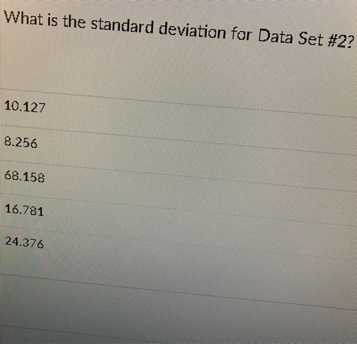 Solved Here is Data Set #2 again: Apparent Limits Frequency | Chegg.com