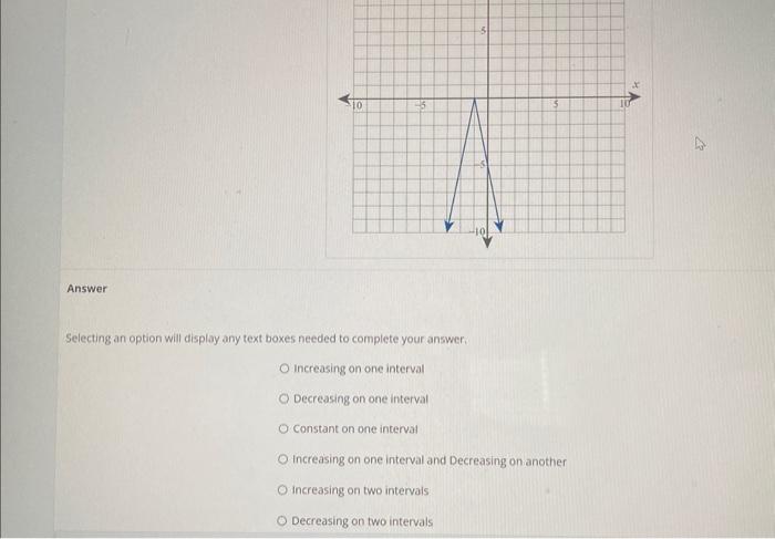 Solved Selecting an option will display any text boxes | Chegg.com