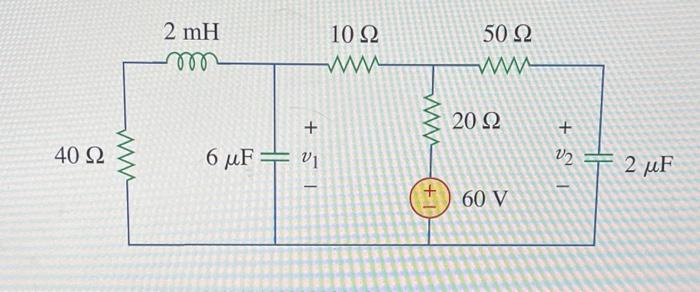 Solved solve for v1 and v2 | Chegg.com