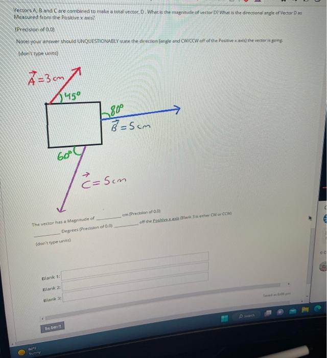 Solved Question 3 (20 points) Vectors L and M are combined | Chegg.com