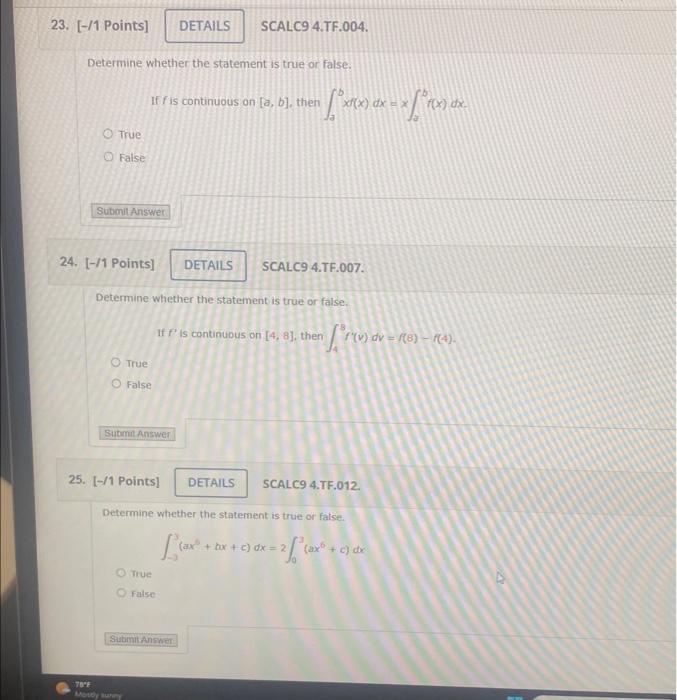 Solved Determine whether the statement is true or false. If | Chegg.com