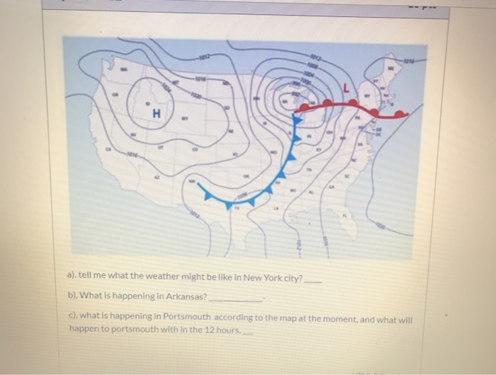 Solved Figure 16.60 is a coded weather station, shown as it | Chegg.com