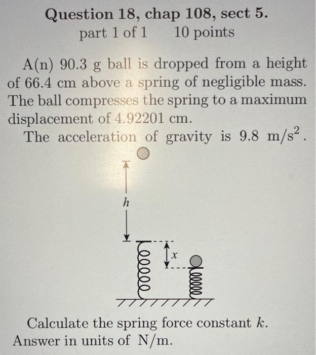 Solved Question 18, chap 108, sect 5 . part 1 of 110 points | Chegg.com