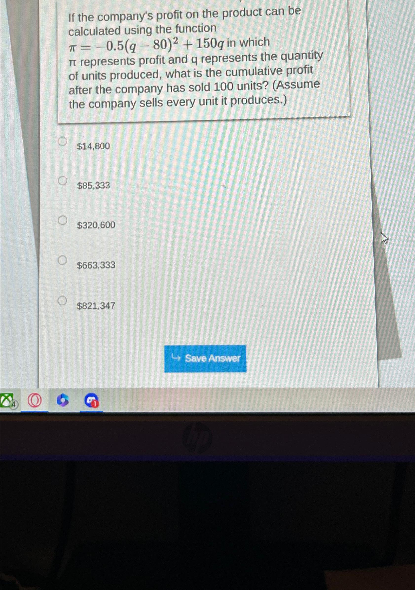 Solved If the company's profit on the product can be | Chegg.com