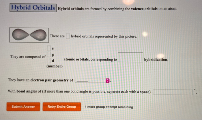Solved Hybrid Orbitals Hybrid orbitals are formed by | Chegg.com