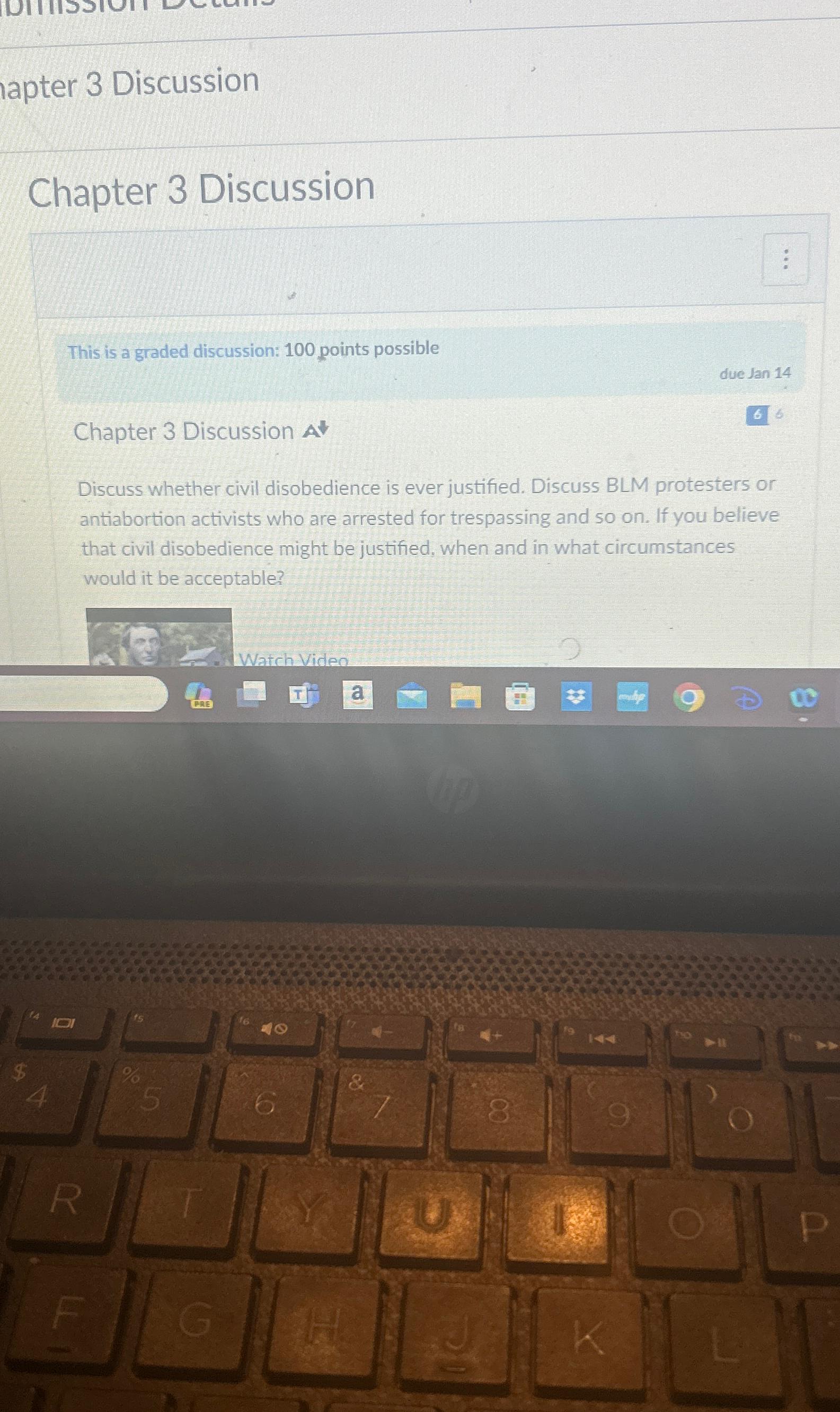Solved lapter 3 ﻿DiscussionChapter 3 ﻿DiscussionThis is a | Chegg.com
