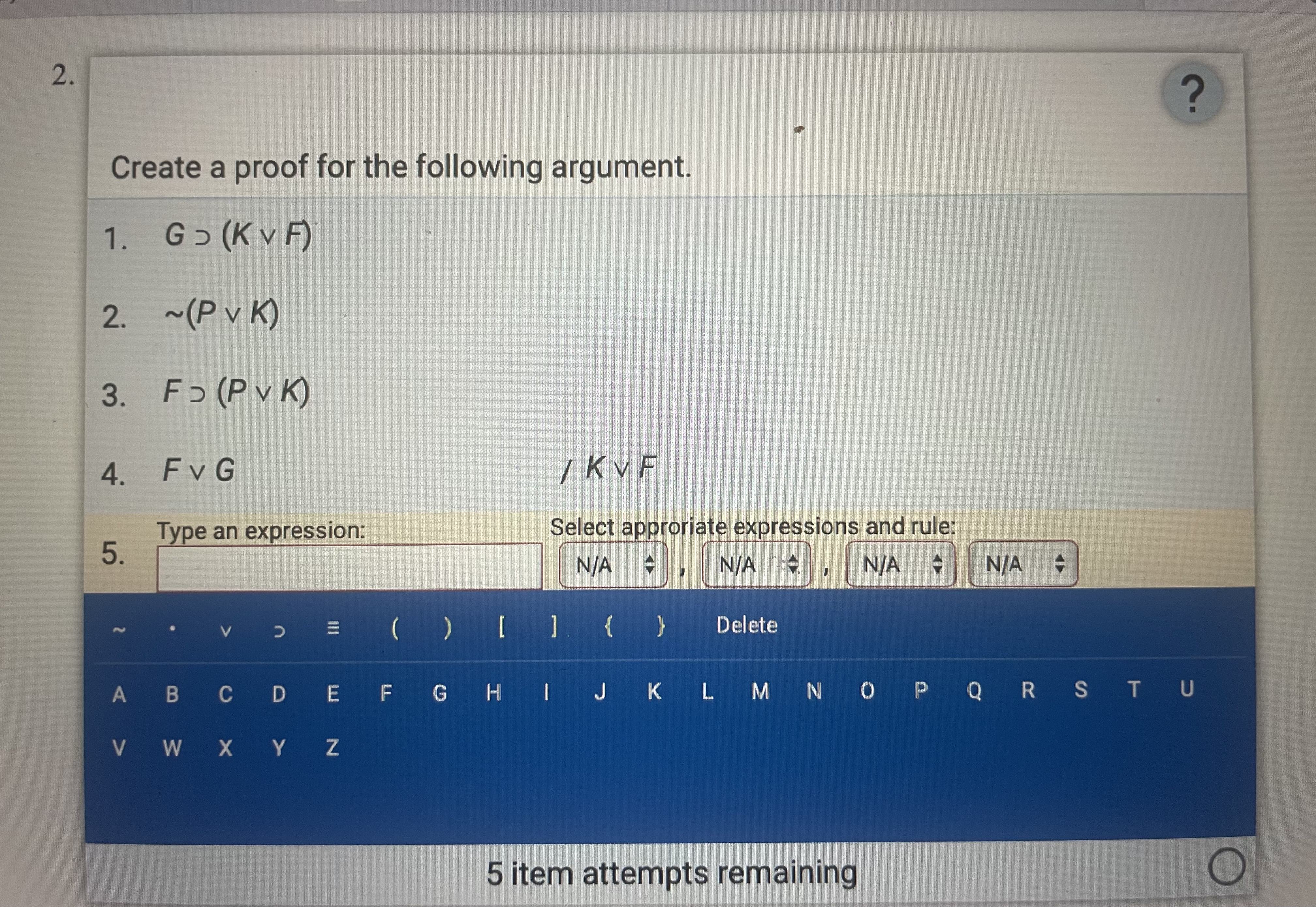 Solved How to create a proof for the following ? ﻿Type an | Chegg.com
