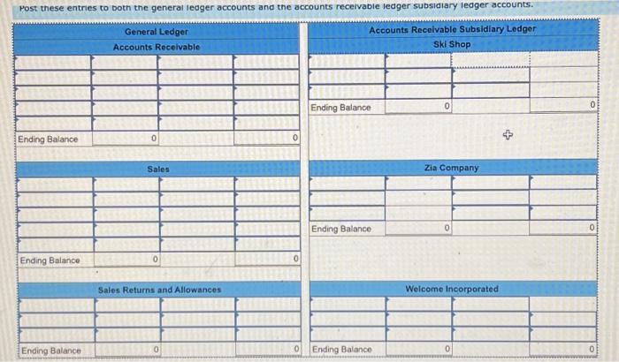 Solved Exercise 7-1 (Algo) Accounts receivable subsidiary | Chegg.com