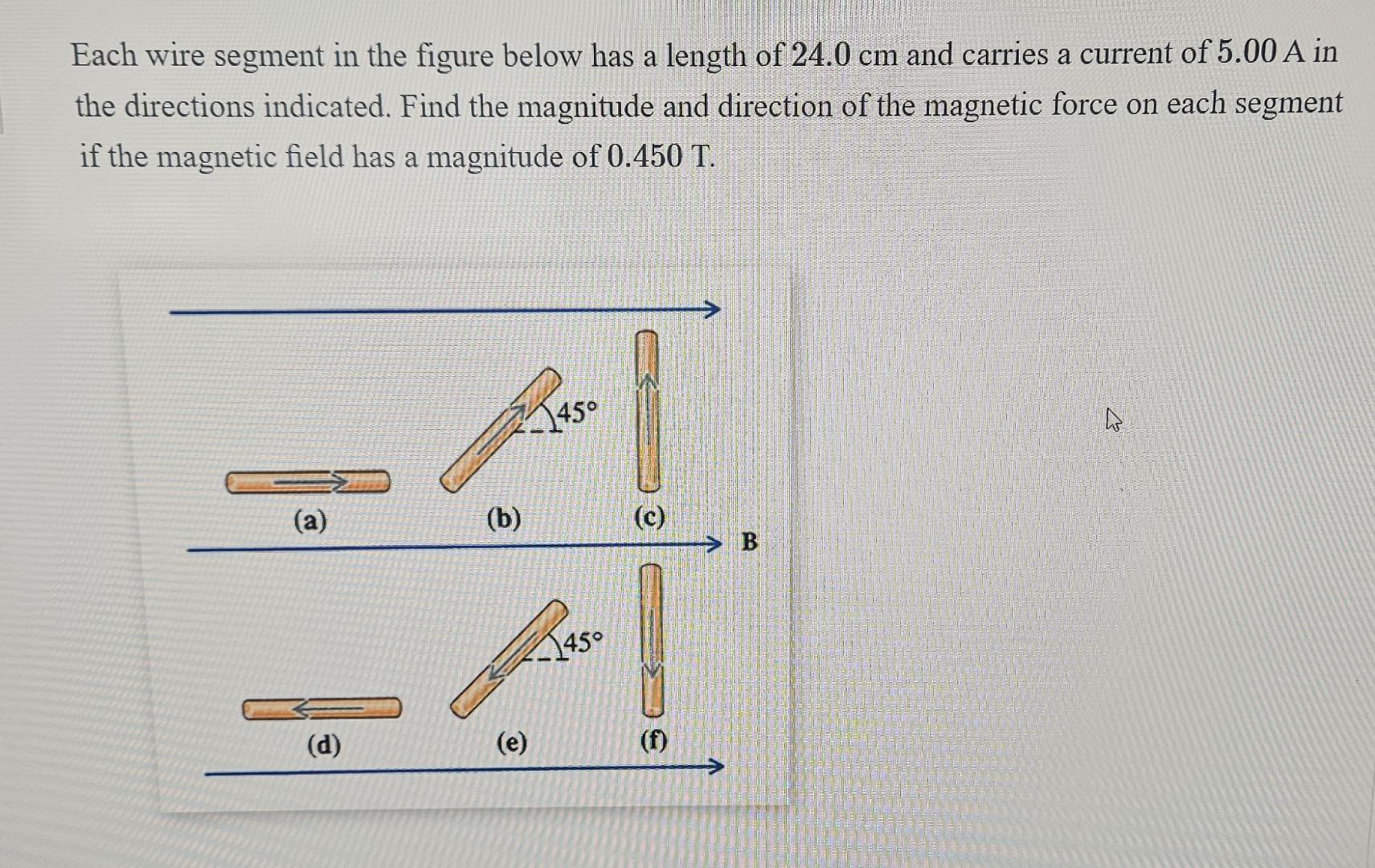 Solved Each wire segment in the figure below has a length of | Chegg.com