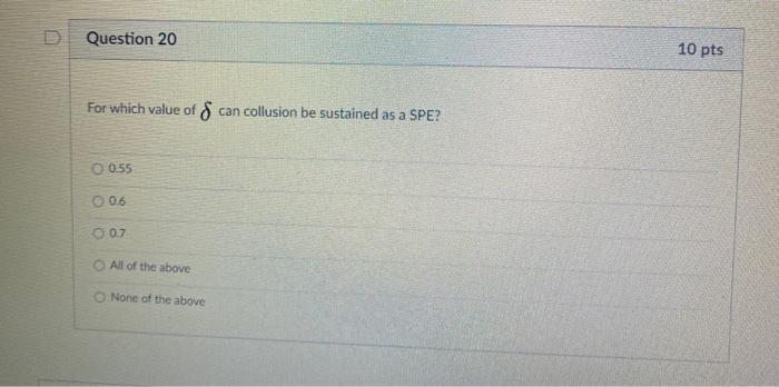 Solved Consider an infinitely repeated game, featuring two | Chegg.com
