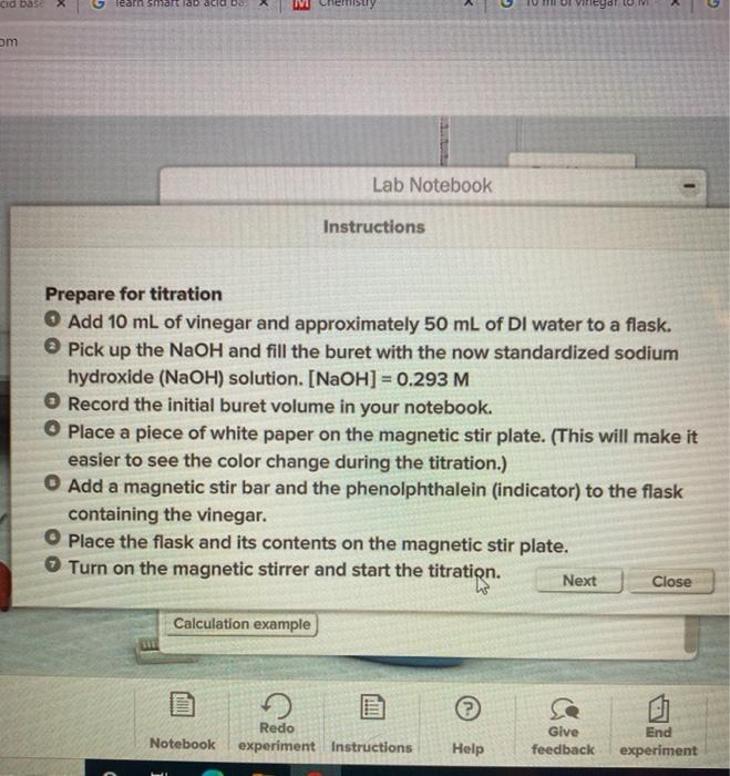 Solved Lab Notebook Only complete the table for your | Chegg.com