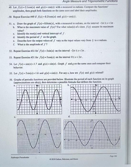 Solved What is the solution (answer) for the pre-calculus | Chegg.com