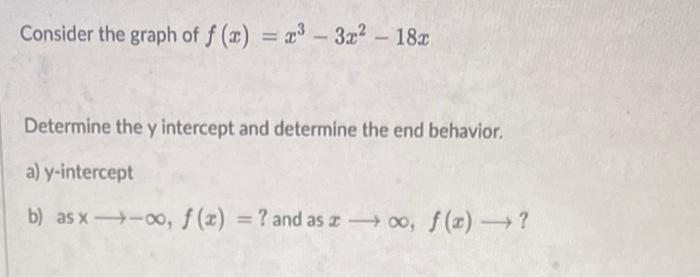 Solved Consider the graph of f(x) = 23 - 3.c? – 18x | Chegg.com