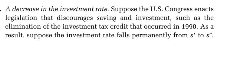 Solved A decrease in the investment rate. Suppose the U.S. | Chegg.com