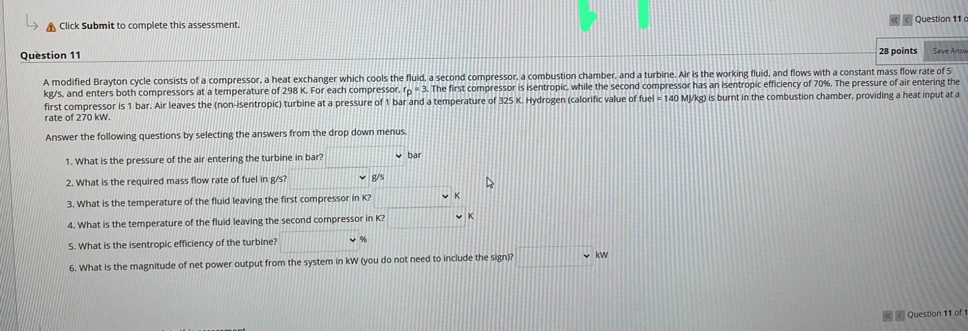 Solved A Click Submit to complete this assessment. Question | Chegg.com