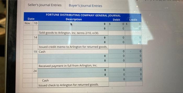 Solved Journal Entries for Merchandise Transactions on | Chegg.com