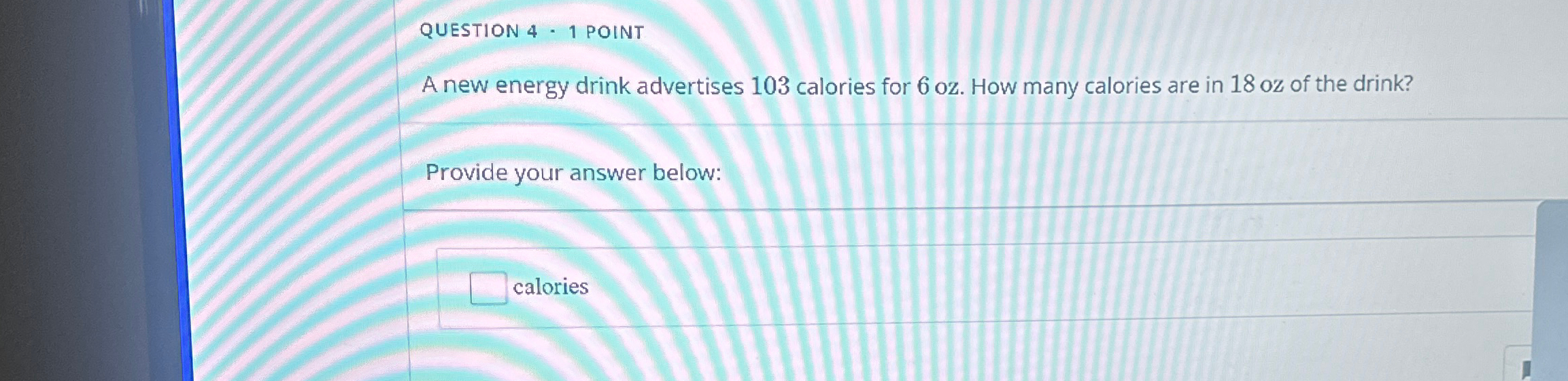 Solved QUESTION 4 - 1 ﻿POINTA new energy drink advertises | Chegg.com