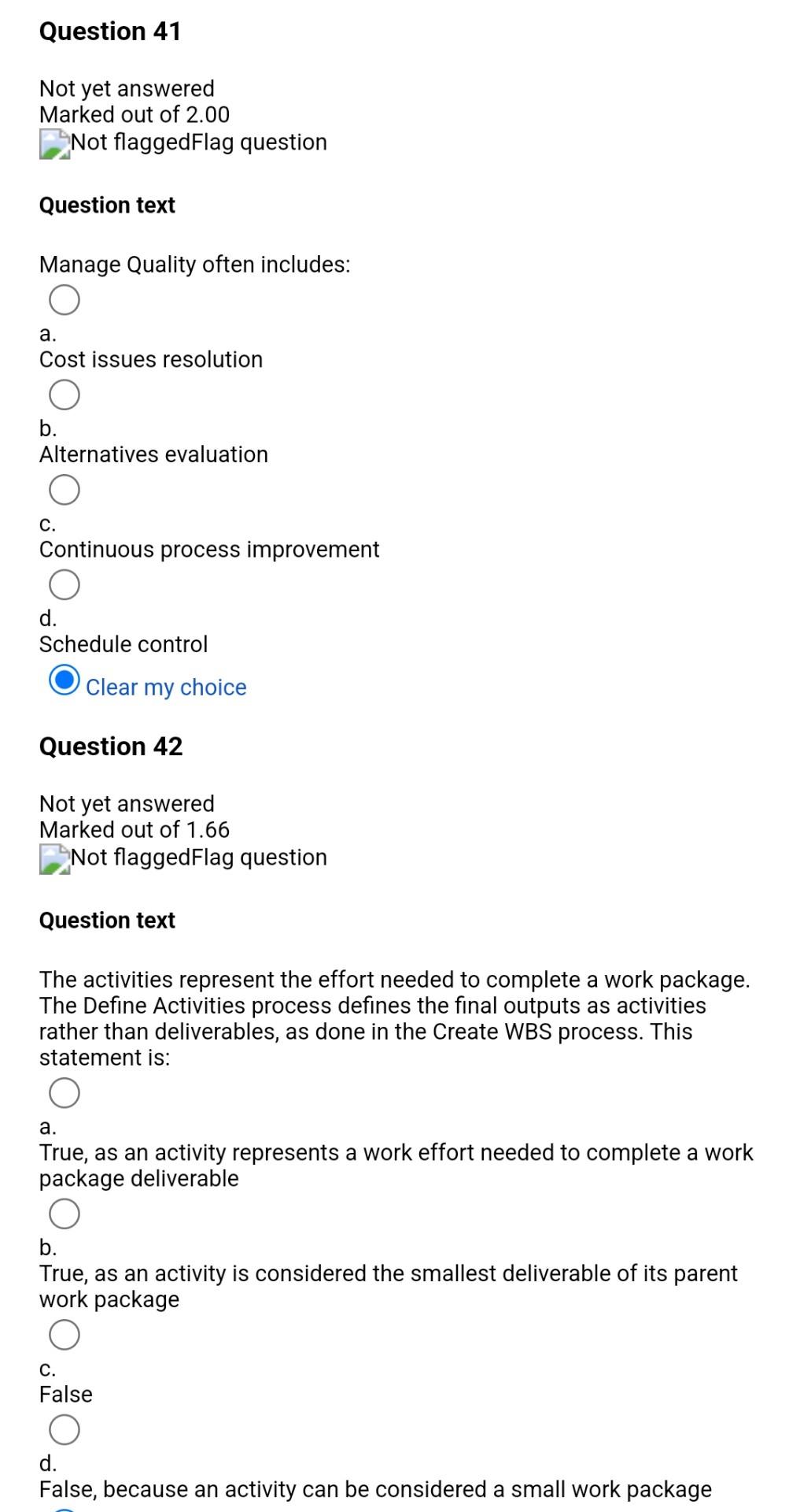 Solved Not yet answered Marked out of 1.33 Not flaggedFlag | Chegg.com