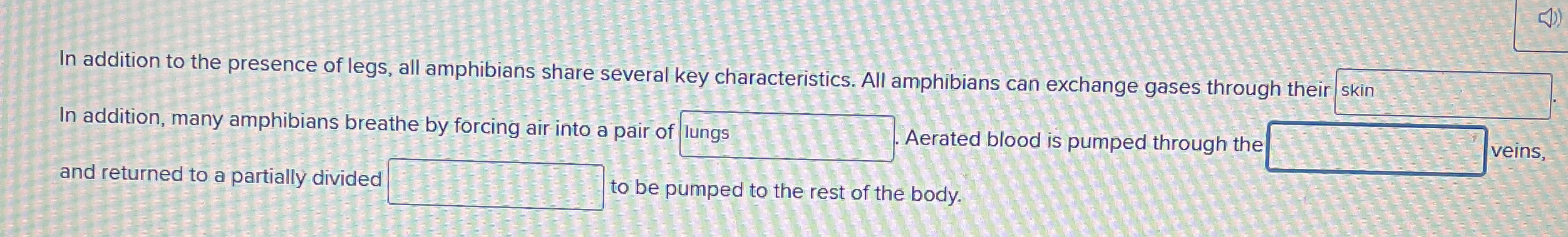 High Quality SOLUTION In addition to the presence of legs, all amphibians | Chegg.com