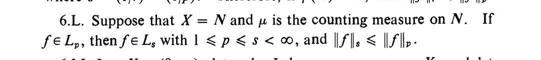 Solved 6.L. Suppose that X=N and μ is the counting measure | Chegg.com