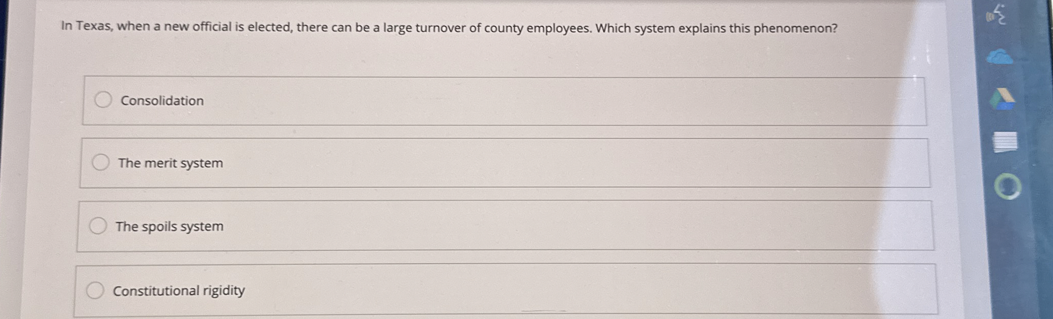 Solved In Texas, when a new official is elected, there can | Chegg.com