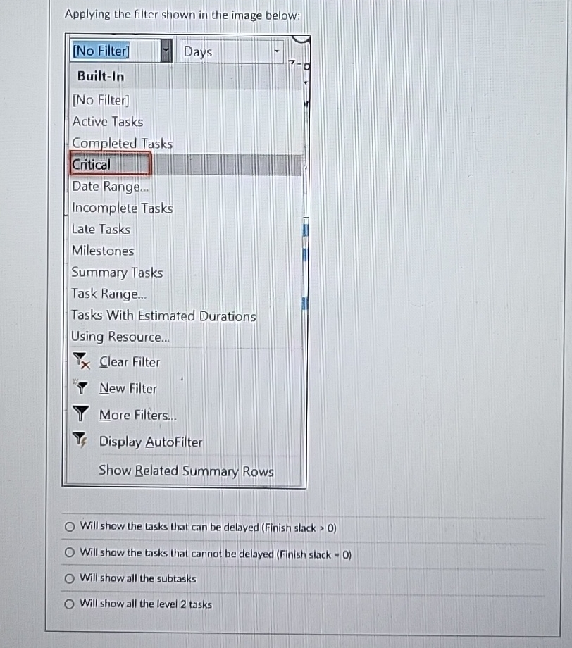 Solved Applying the filter shown in the image | Chegg.com
